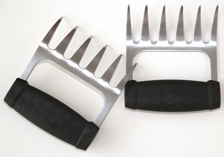 Cave Tools Stainless Steel Pulled Pork Shredders and BBQ Meat Rake ...