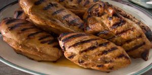 Simply Delicious Mustard Marinated Grilled Skinless Chicken Breasts