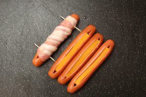 Cheese Stuffed Bacon Wrapped Hot Dogs Will Be Your New Best Friend