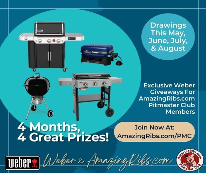 Four Months, Four Great Weber Giveaways - Meathead's AmazingRibs.com