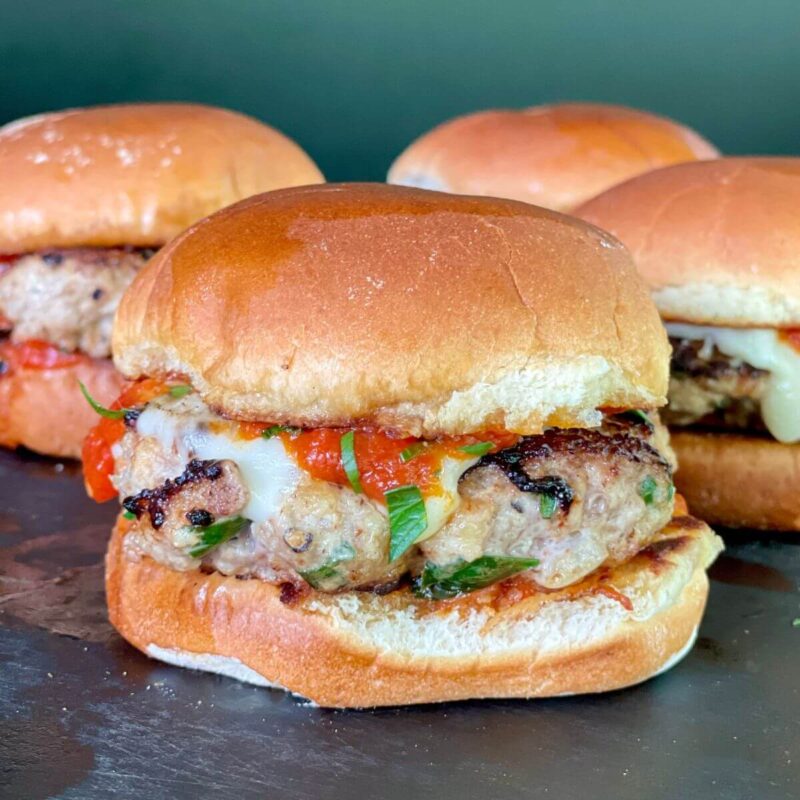 The Flat Top King Crushes It With Smashed Meatball Sliders